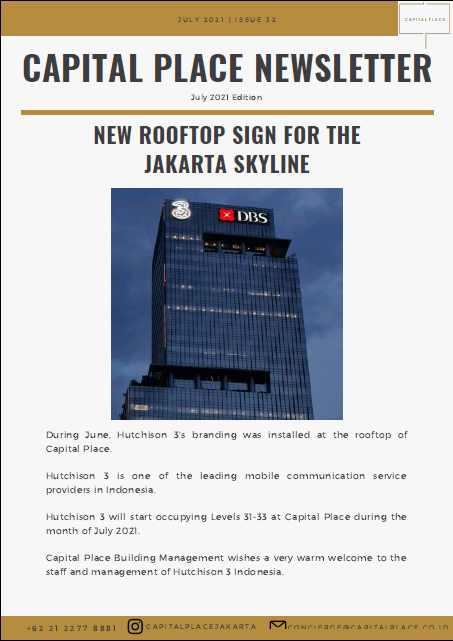 CONCIERGE NEWSLETTER 2021 : Capital Place