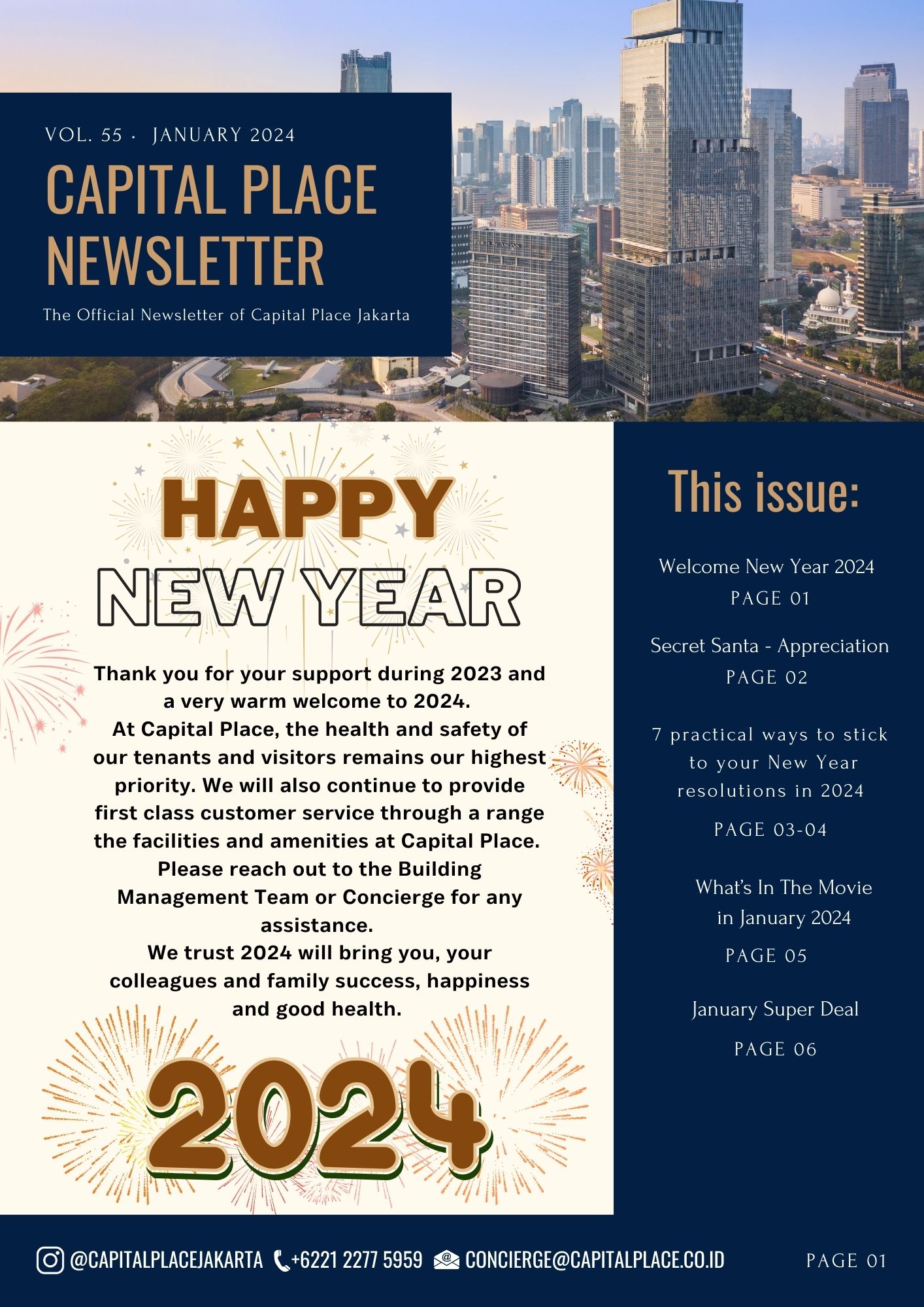 CONCIERGE NEWSLETTER 2024 : Capital Place